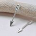 50 Pcs of Shiny Silver Arrow Charms 6x30mm A8915 - Etsy