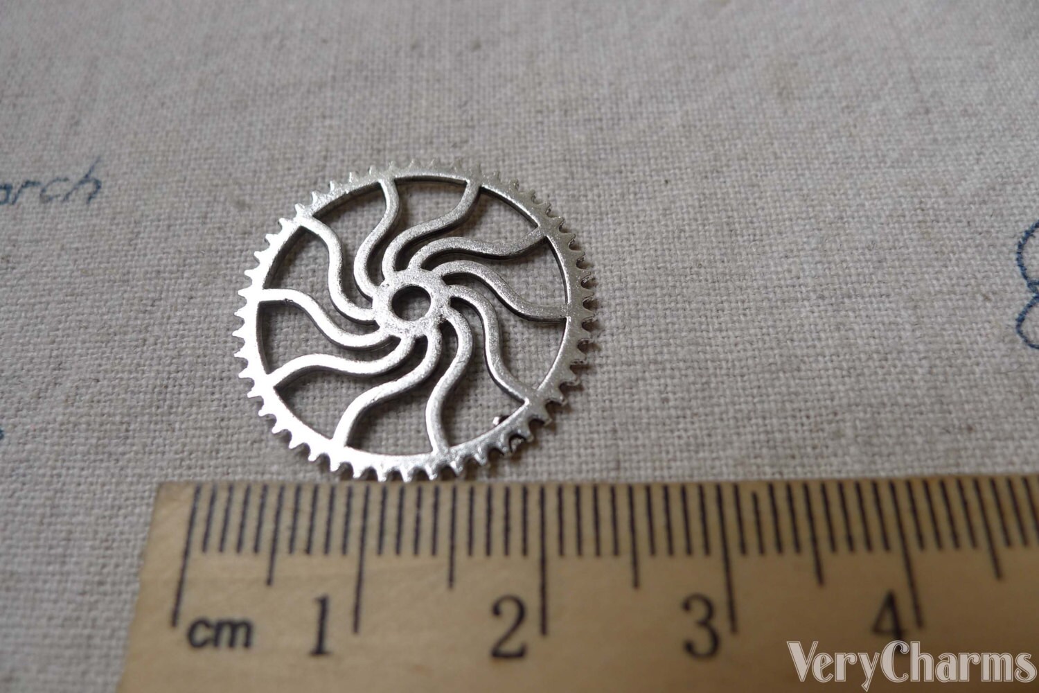 30 Pcs Antique Silver Steampunk Gear Cog Wheel Charms 24mm - Etsy