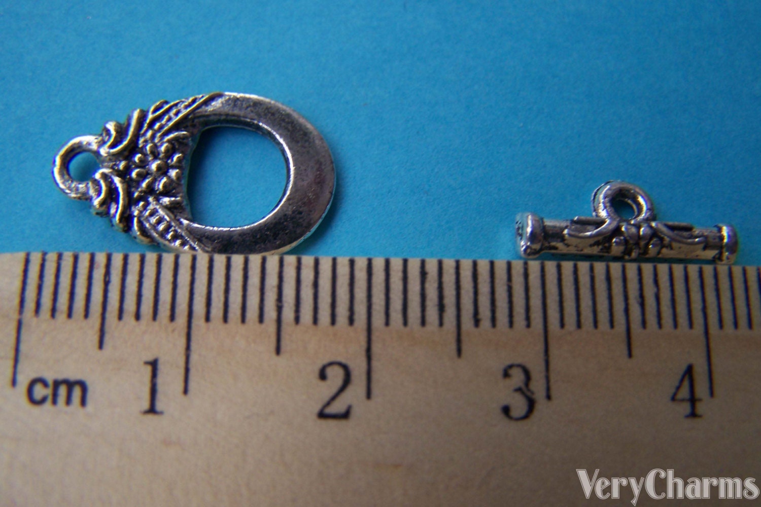 Toggle Clasps Closure Antique Silver Finish 14x18mm Set of 30 - Etsy