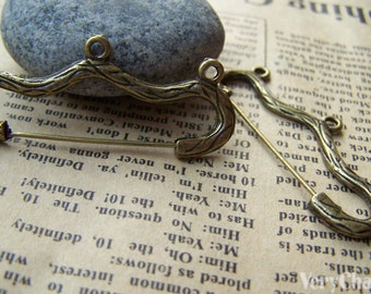 Brooch Pin Blanks Antiqued Bronze Round Settings 16mm Pad Set | Etsy