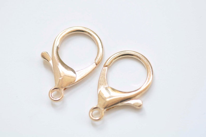 Large Lobster Clasps Parrot Claw 22x36mm Antiqued Bronze/platinum/light ...