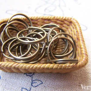 150 Pcs of Antique Bronze Iron Split Rings 12mm A3093 - Etsy