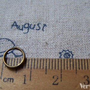 200 Pcs of Antique Bronze Iron Split Rings 8mm A5068 - Etsy