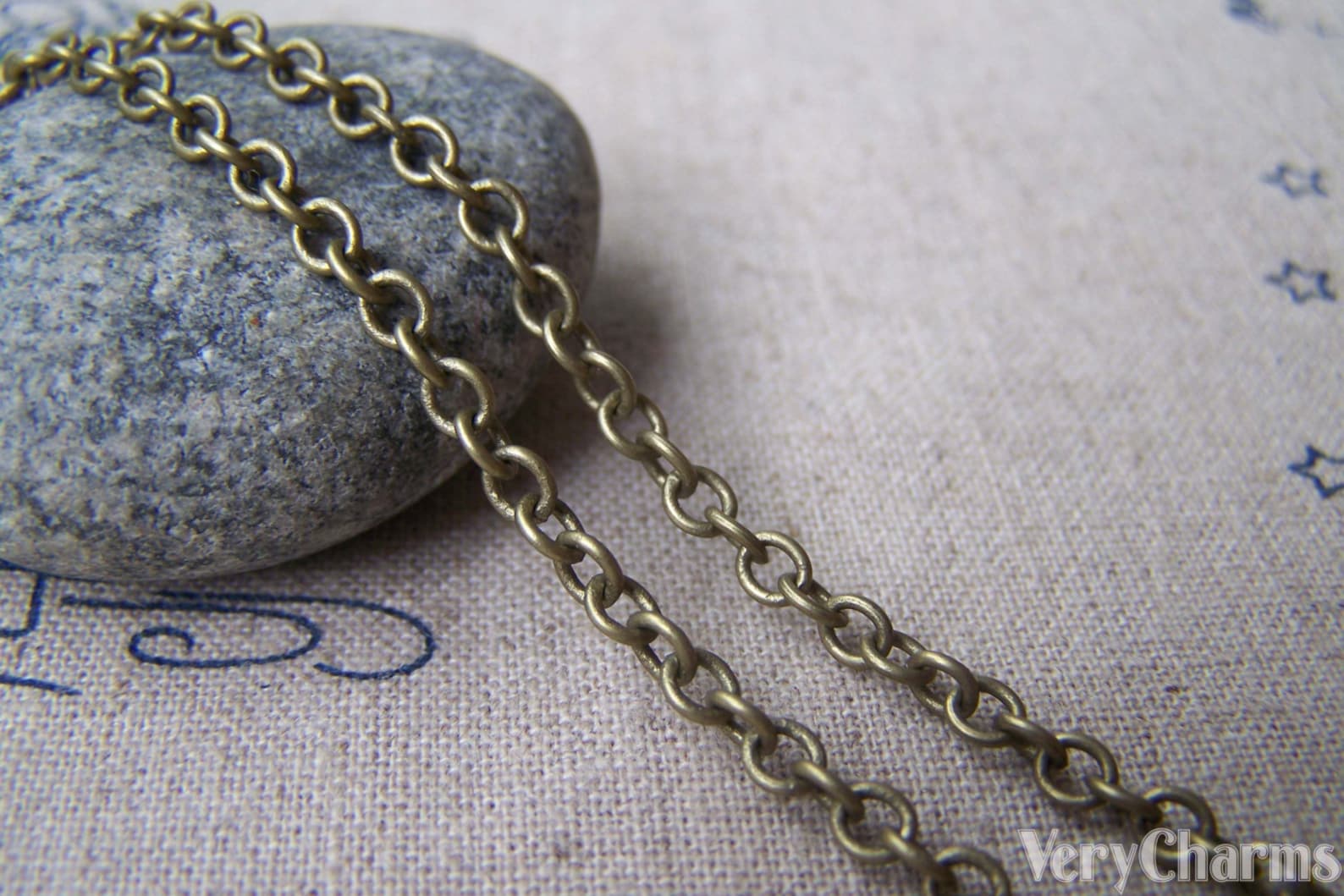 16ft 5m of Antique Bronze Brass Thick Cable Chain Link 3.5mm - Etsy