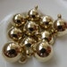 20 Pcs Gold Coated Plastic 3D Ball Charms 12mm A6684 - Etsy
