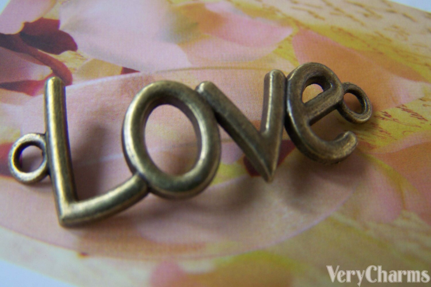 Curved Bracelet Connector Antique Bronze Charms 15x41mm Set of | Etsy