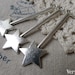 10 Pcs of Antique Silver Star Stick Charms 14x48mm A6869 - Etsy