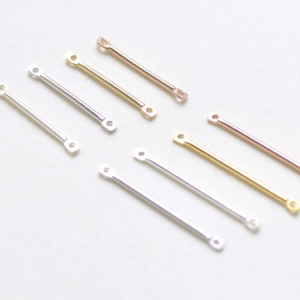 Sterling Silver Bar Earrings - Etsy