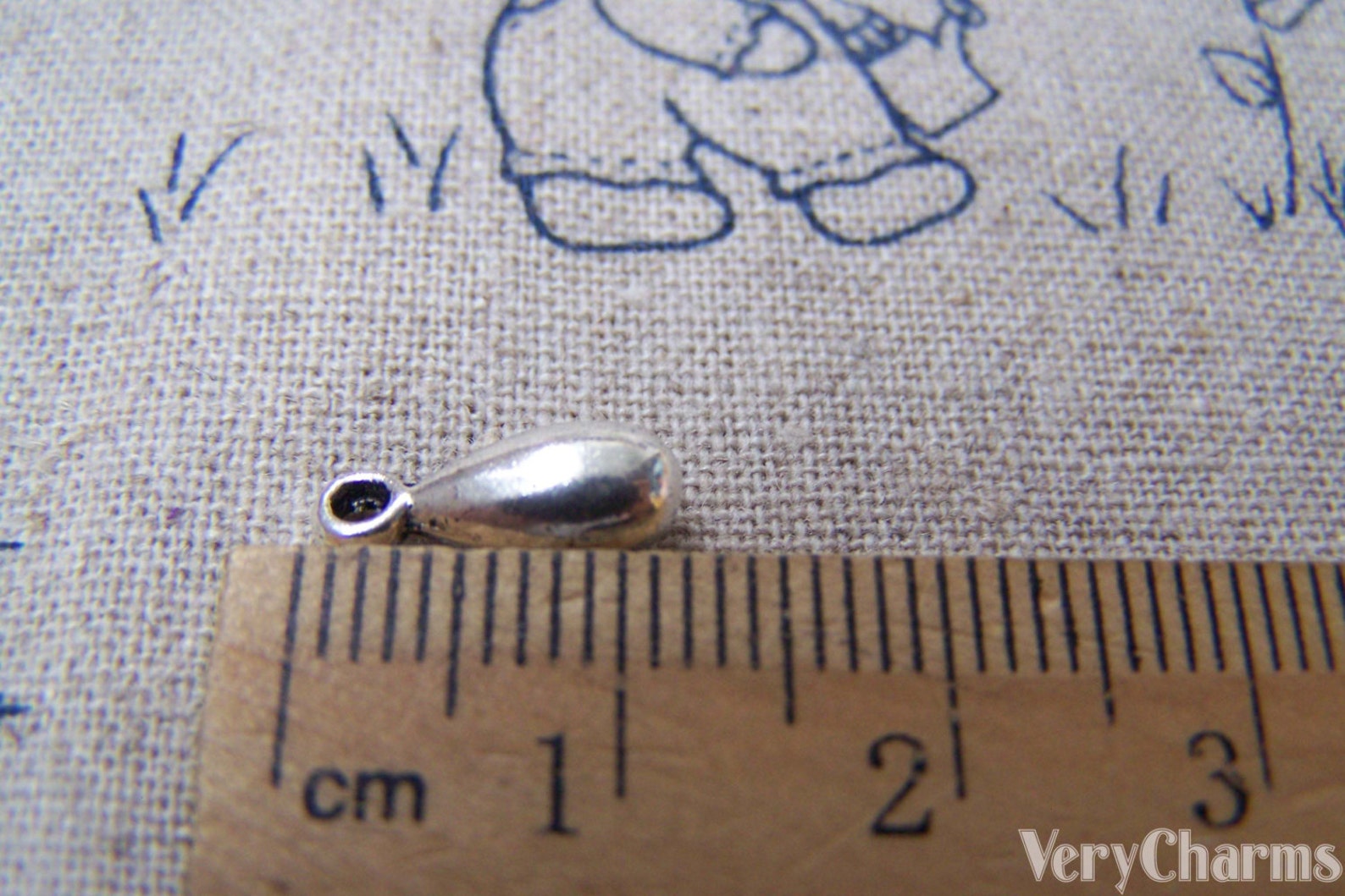 50 Pcs Antique Silve Fat Rain Drop Teardrop Charms 5x9mm A970 - Etsy