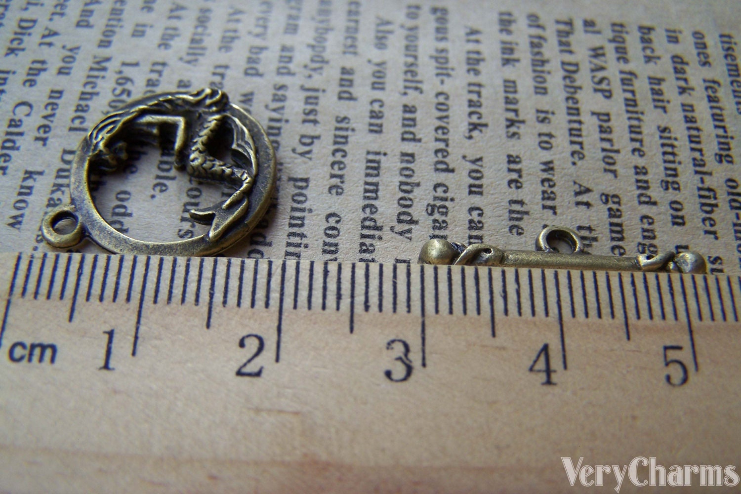 Antique Bronze Mermaid Toggle Clasps Fairy Fish Nautical | Etsy