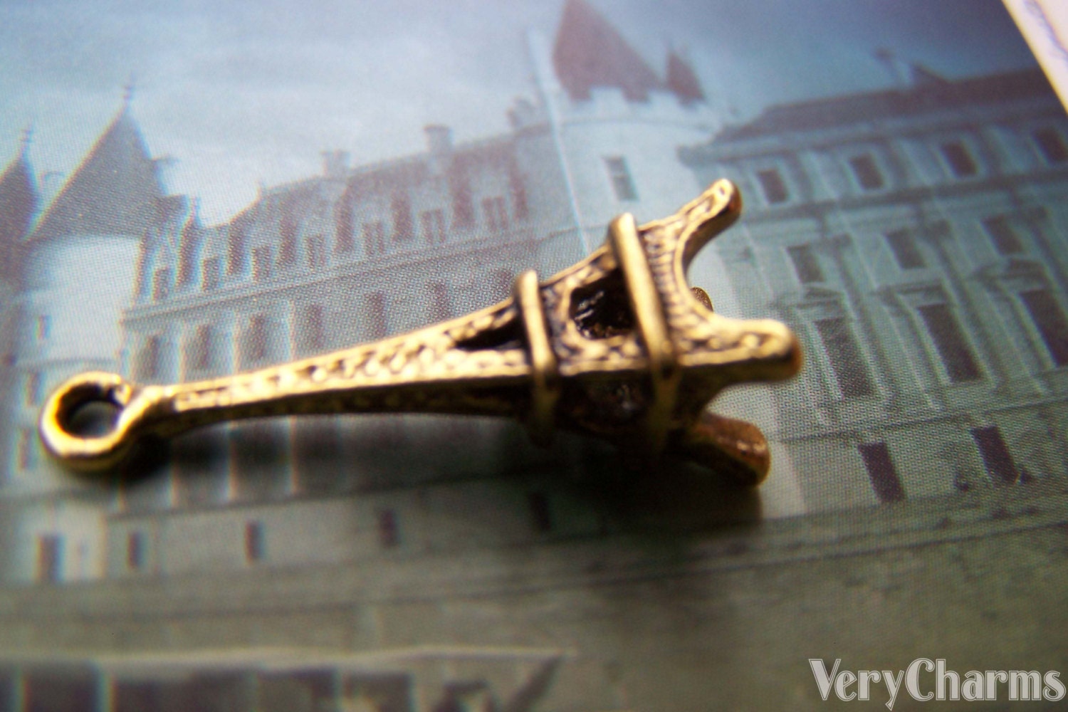 Antique Gold 3D Eiffel Tower Charms Pendants 8x23mm Set of 20 A1664 - Etsy