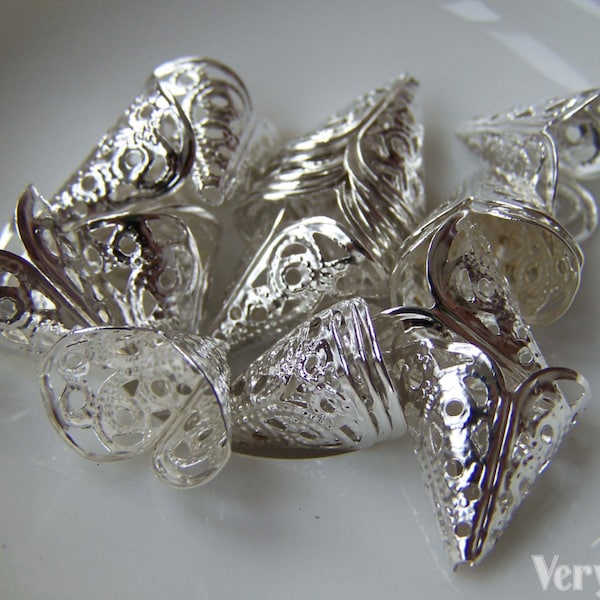 Filigree Bead Cones - Etsy
