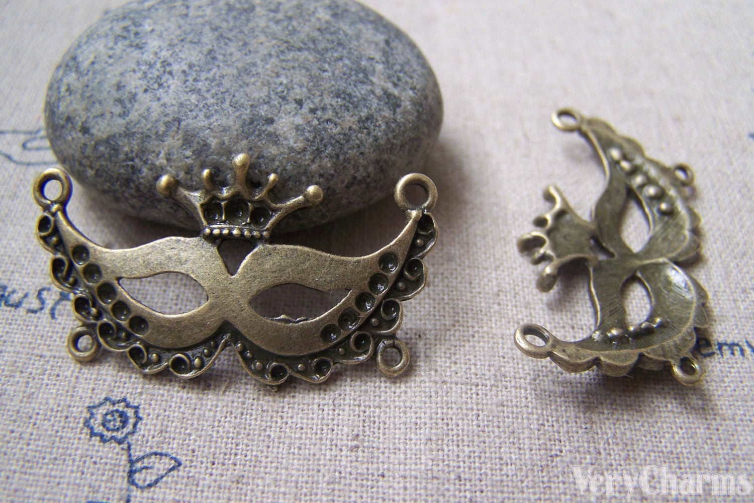 10 Pcs of Antique Bronze Huge Crown Halloween Face Mask - Etsy