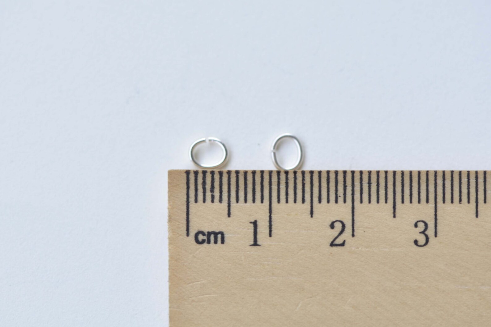 100 Pcs Shiny Silver Oval Jump Rings Size 4x5mm 22gauge A8681 | Etsy