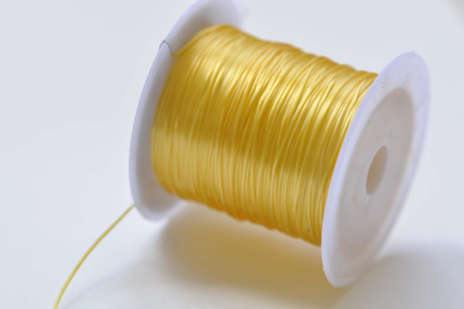 One Spool Strong Stretchy Elastic Cord Beading Thread String Pink White ...
