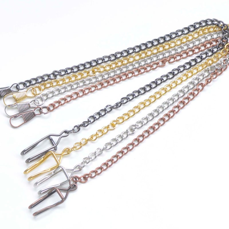 Pocket Watch Curb Chain - Etsy UK