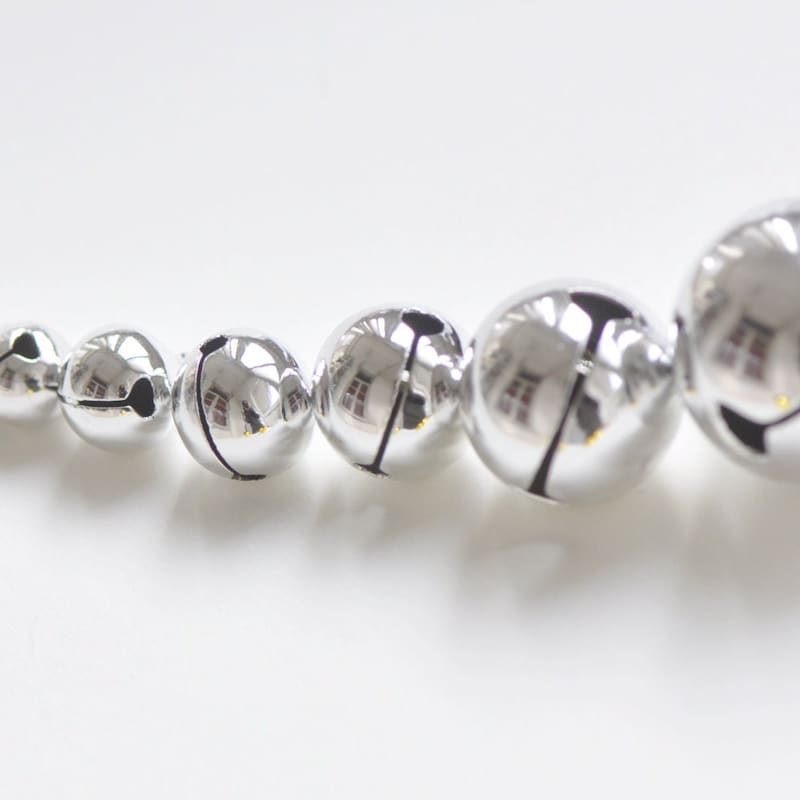 Large Jingle Bell Silver - Etsy