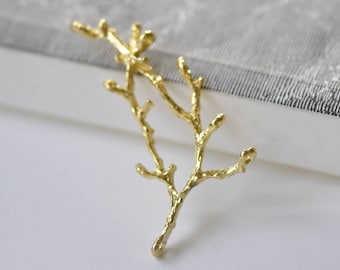 10 Pcs of Antique Bronze Tree Branch Connectors Coral Charms | Etsy