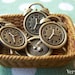 10 Pcs of Antique Bronze Alarming Heart Clock Charms 13.5x17.5mm A1641 ...