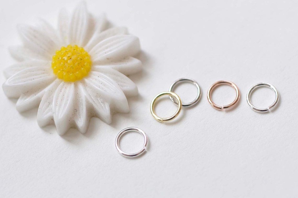 20 Pcs 925 Solid Sterling Silver Open Jump Rings Findings | Etsy