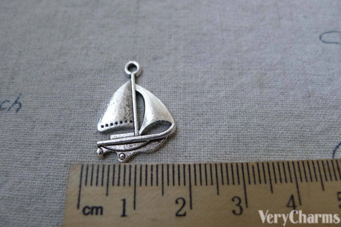 20 Pcs of Antique Silver Catamaran Sailing Boat Charms 17x24mm A7729 - Etsy
