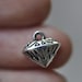Antique Silver Small Cartoon Diamond Charms Hollow Back 10x11mm Set of ...
