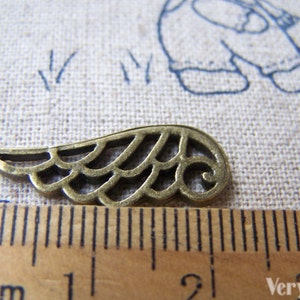 20 Pcs of Antique Bronze Filigree Wing Charms 9x23mm A1579 - Etsy