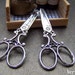 Antique Silver Scissors Charms Barber Shop Victorian Scissors - Etsy