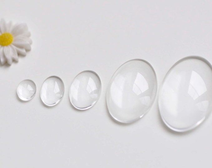 Crystal Glass Magnifying High Dome Half Sphere Round Cabochon - Etsy