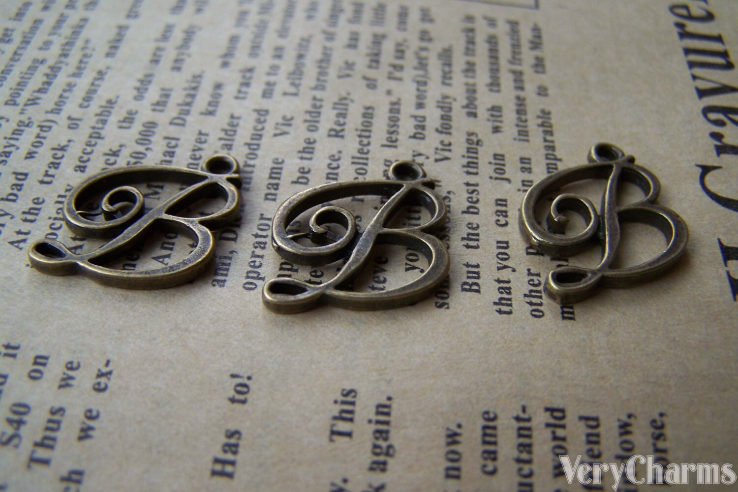 20 Pcs of Antique Bronze Alphabet Letter B Charms 16x18mm A481 - Etsy