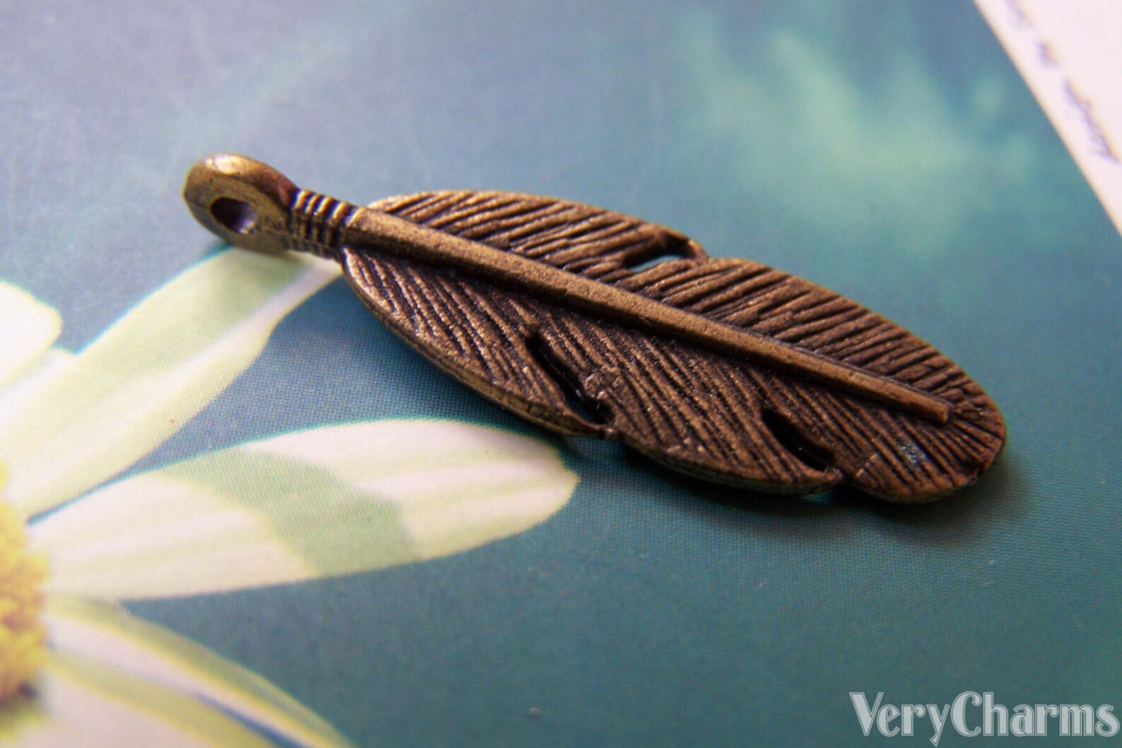 20 Pcs of Antique Bronze Feather Charms 9x30mm A366 - Etsy