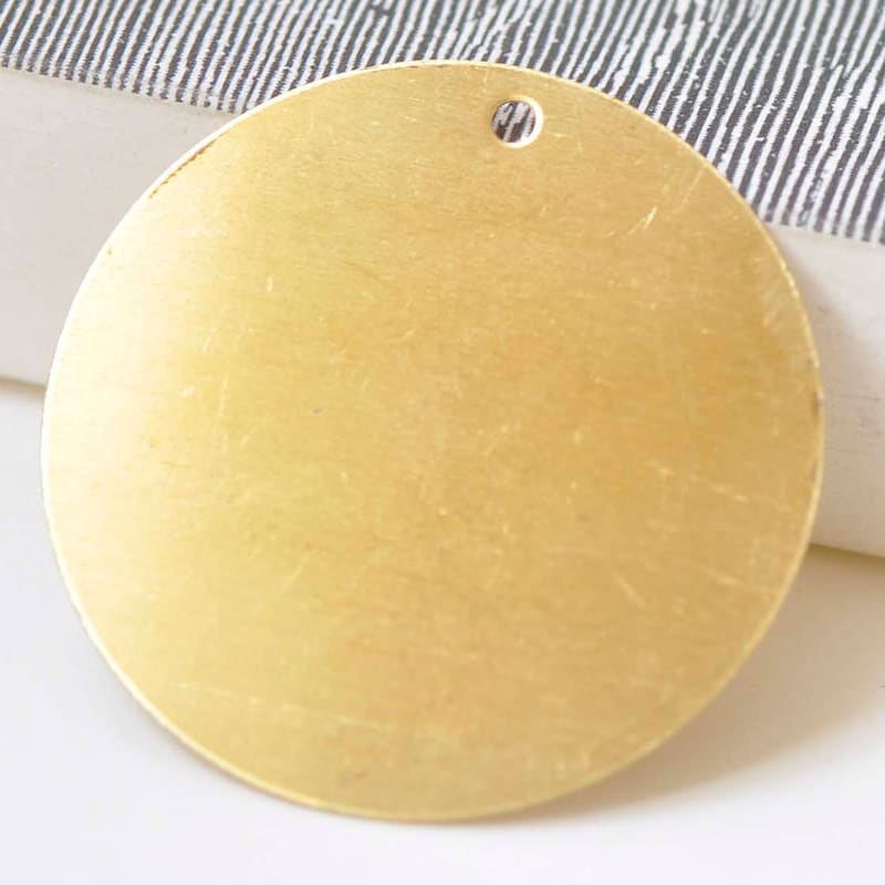 Brass Disc - Etsy UK