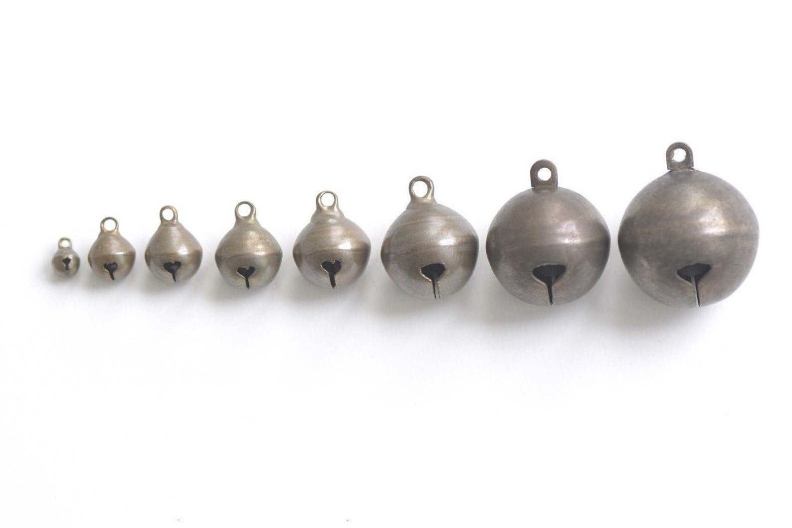 Antique Bronze Jingle Bells Dog Pet Charms Drops Pendants 6mm/8mm/10mm ...