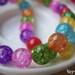 Crackle Glass Beads Shattered Glass Assorted Color 8mm One Strand (50 ...