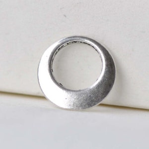 50 Pcs Antique Silver Small Smooth Round Circle Rings 11mm A8765 - Etsy