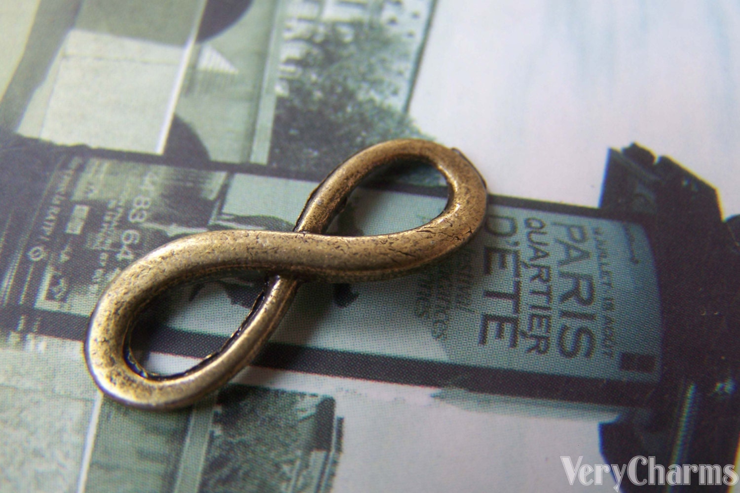 10 Pcs Antique Bronze Figure 8 Connector Charms 8x23mm A4538 - Etsy