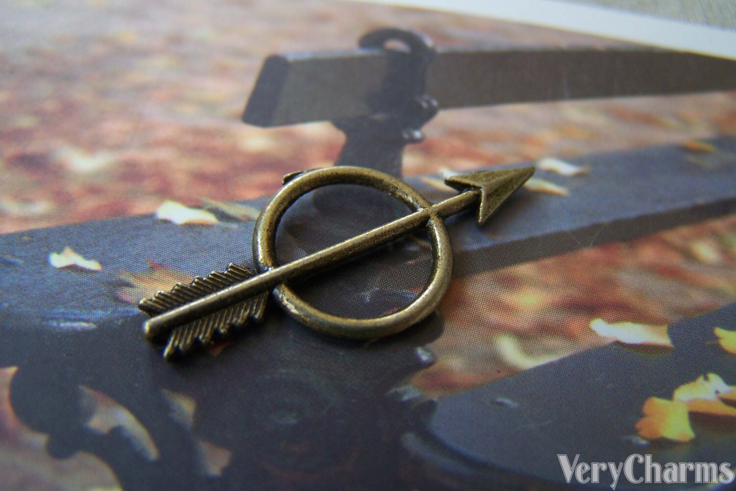 20 pcs of Antique Bronze Ring Arrow Charms 13x28mm A2318 | Etsy