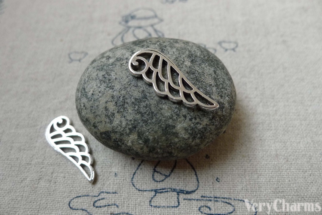 20 Pcs of Antique Silver Filigree Wing Charms 9x23mm A6470 - Etsy