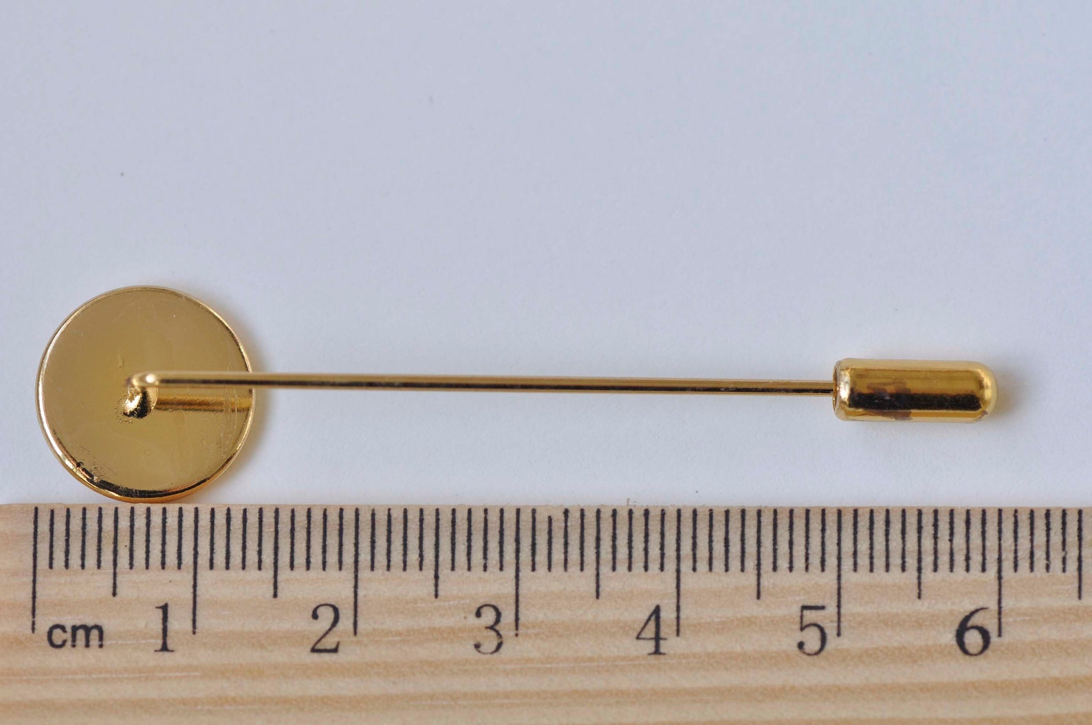 Antique Bronze/silver/platinum/rose Gold/gold Stick Pin Clutch Brooch ...