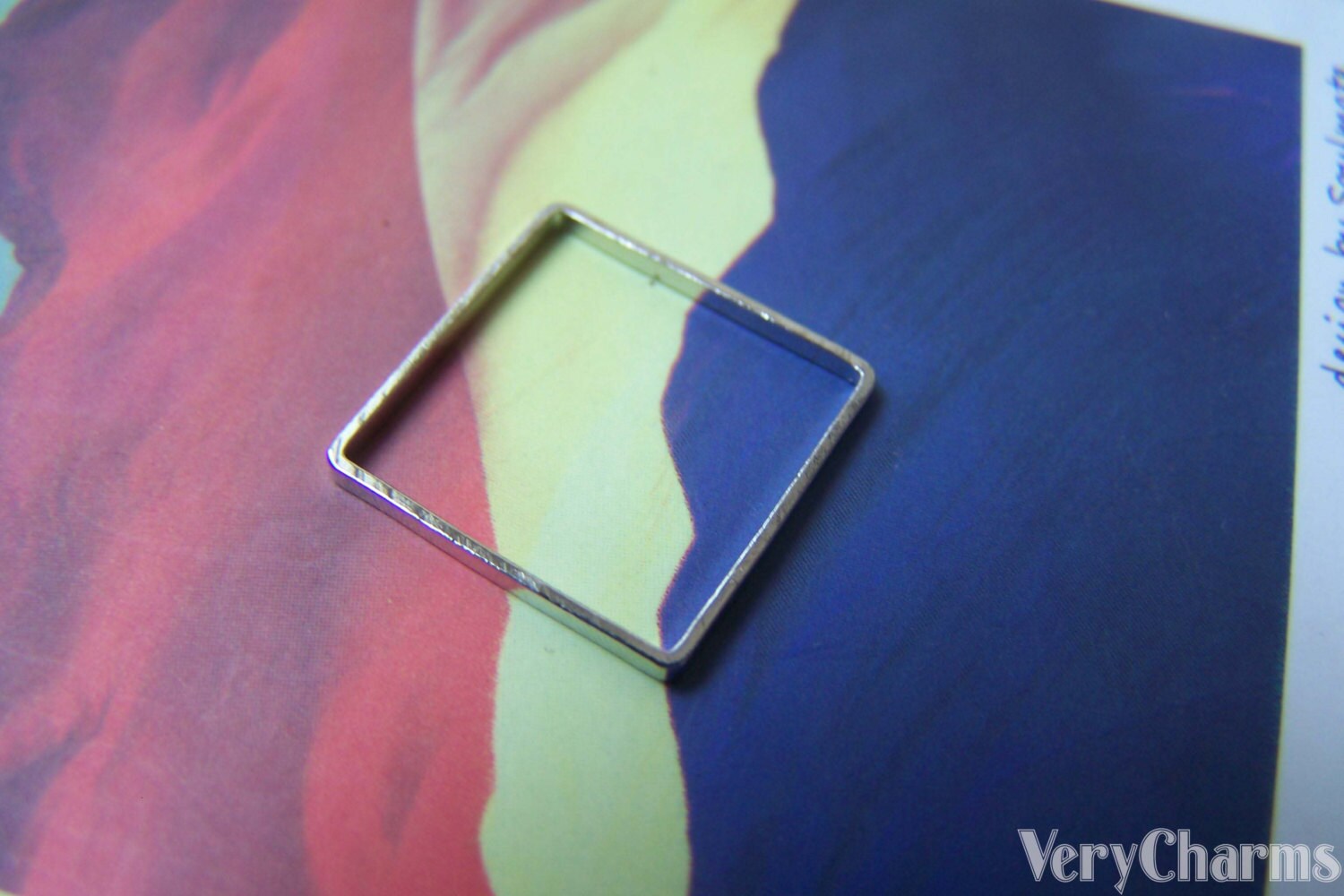 50 Pcs of Platinum Tone Brass Square Rings 14mm A4896 - Etsy