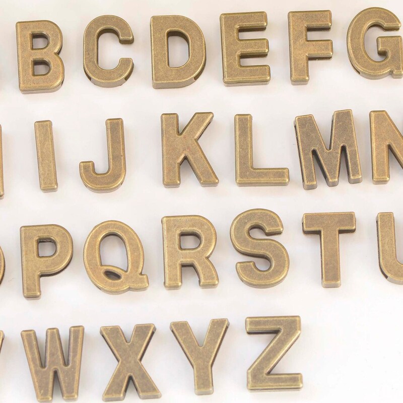 Cast Brass Letters - Etsy