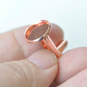 10 Pcs Cuff Links Cufflinks Bezel Setting Match 10mm-20mm Cameo Antique ...