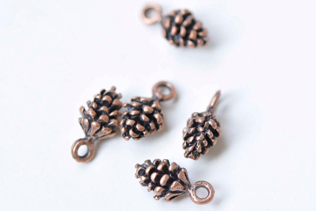 20 Pcs Antique Copper Acorns Pinecone Charms Pendants 5x15mm A8979 - Etsy