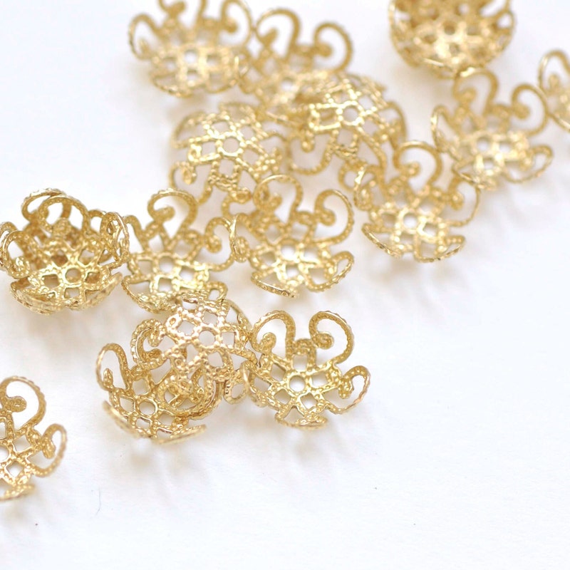 Filigree End Caps - Etsy