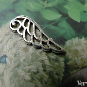 20 Pcs of Antique Silver Filigree Wing Charms 9x23mm A6470 - Etsy