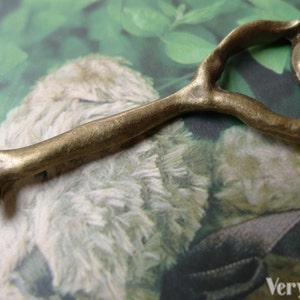 6 Pcs of Antique Bronze Irregular Heart Skeleton Key Charms Pendants ...