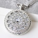 1 PC Platinum Filigree Pocket Watch Pendant Size 47mm A8791 - Etsy