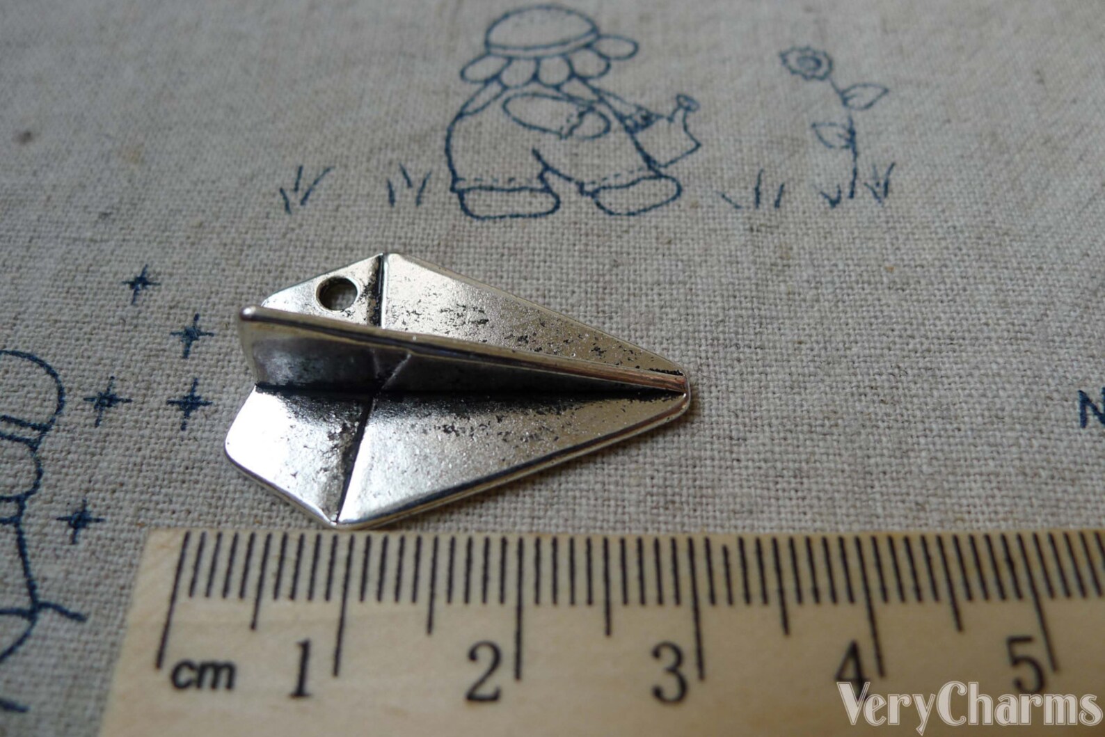 10 Pcs of Antique Silver Paper Plane Charms Pendants 21x31mm | Etsy