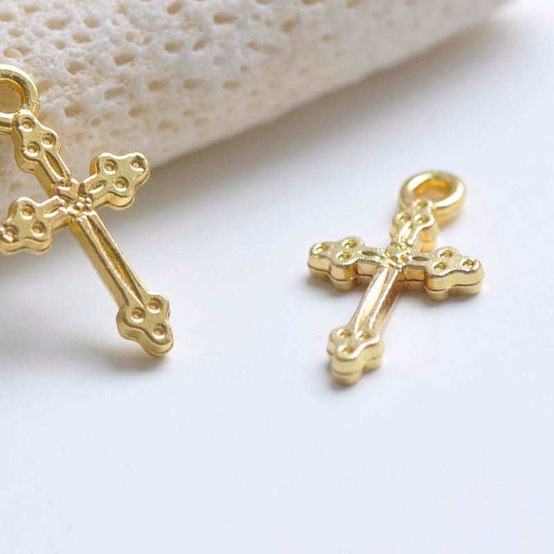 Cross Charm - Etsy