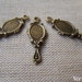 20 Pcs of Antique Bronze Ancient Chinese Mirror Charms Pendants 10x24mm ...